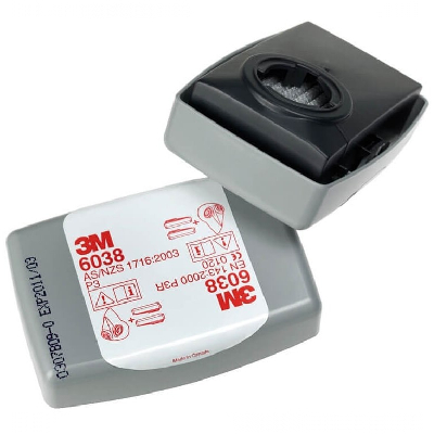 Filtri incapsulati "P3 R + ozono + odori sgradevoli" per semimaschere e ...