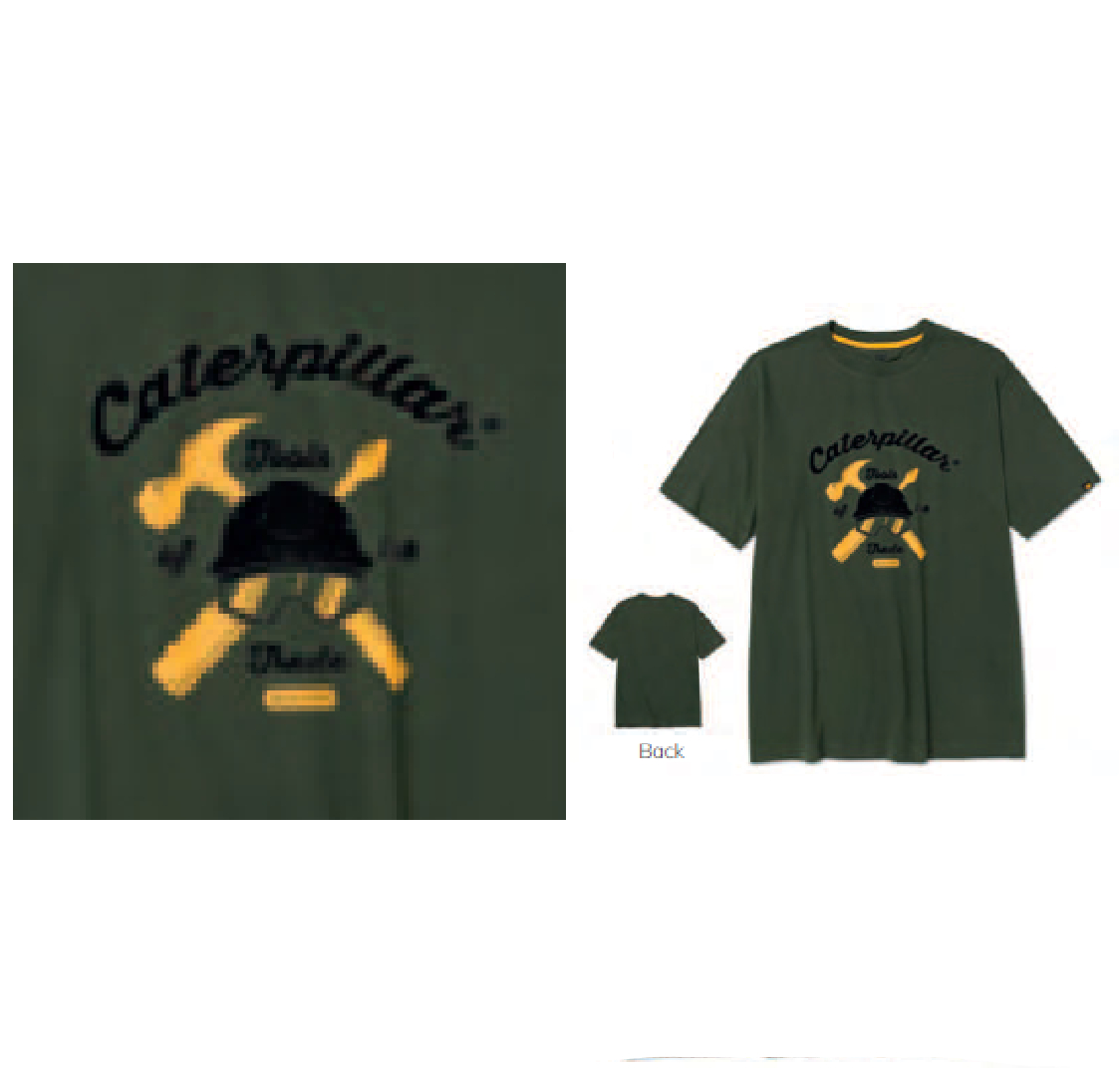 NEW SS26 T-shirt Caterpillar CAT - Premium Cat® graphics Tee 1010060 ...