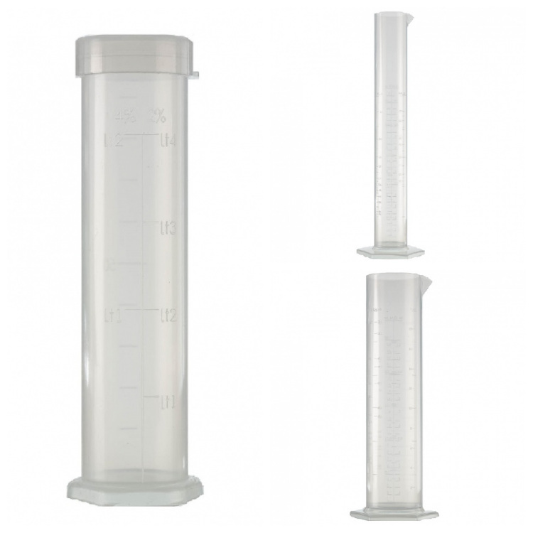 Cilindro graduato in polipropilene per miscela 2% e 4% (fine serie ...