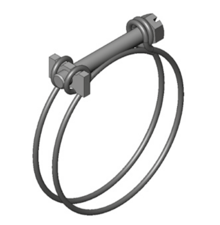 FASCETTA WIRE HOSE CLAMP | Morsetti stringitubo in acciaio W1 e W4 ...