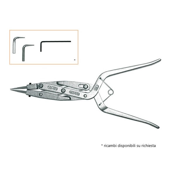 Pinza per SEEGER esterni Finat CS 10 | Arroweld Utensileria